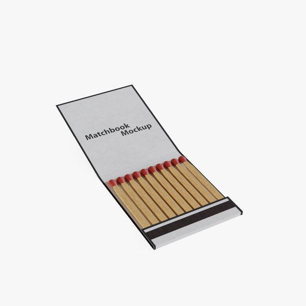 3D Vintage Paper Matches model - TurboSquid 1858371