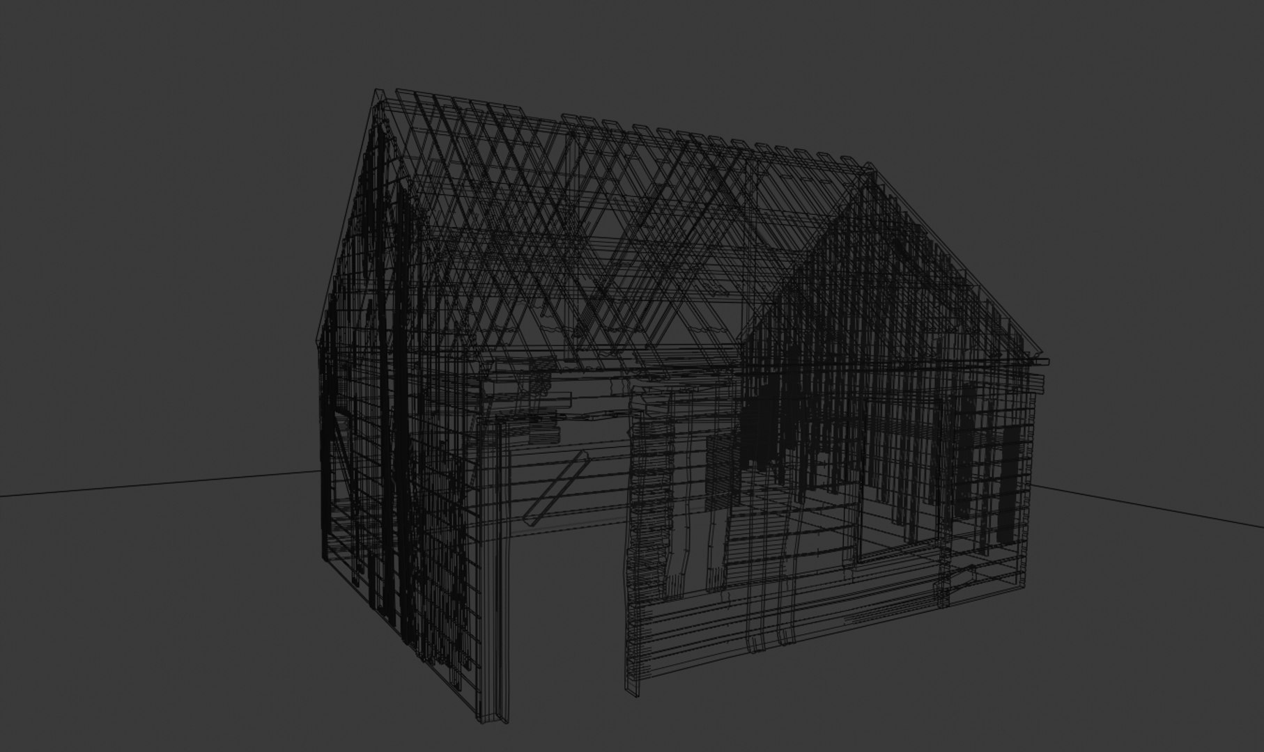 Wooden Shack 3D Model - TurboSquid 1596473