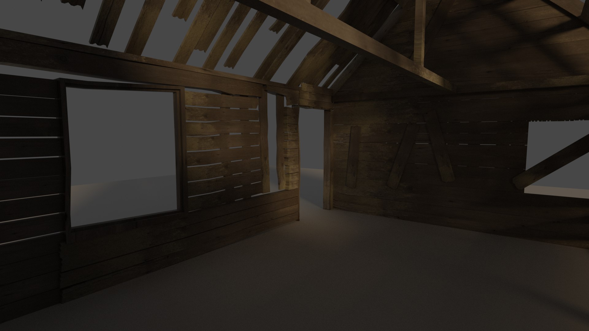 Wooden Shack 3D Model - TurboSquid 1596473