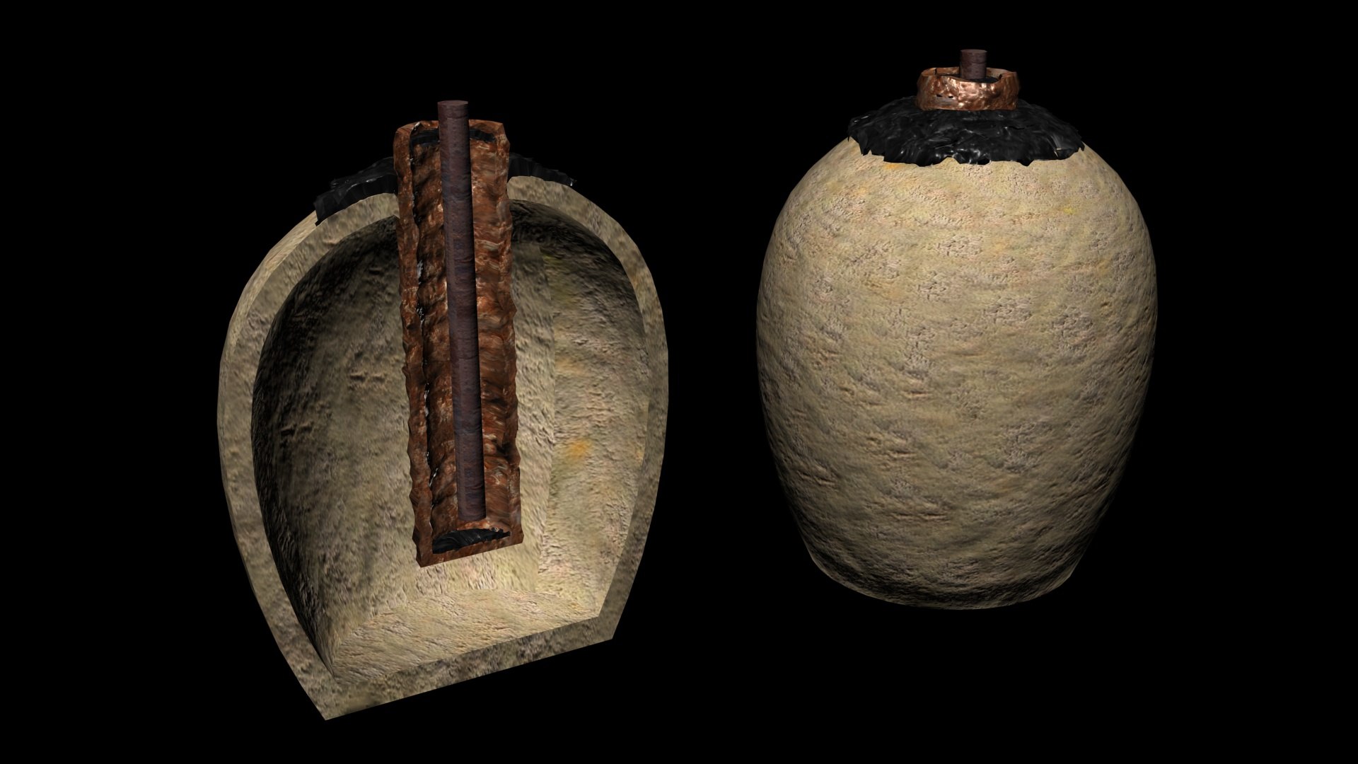 Baghdad Battery 3D Model - TurboSquid 2260672