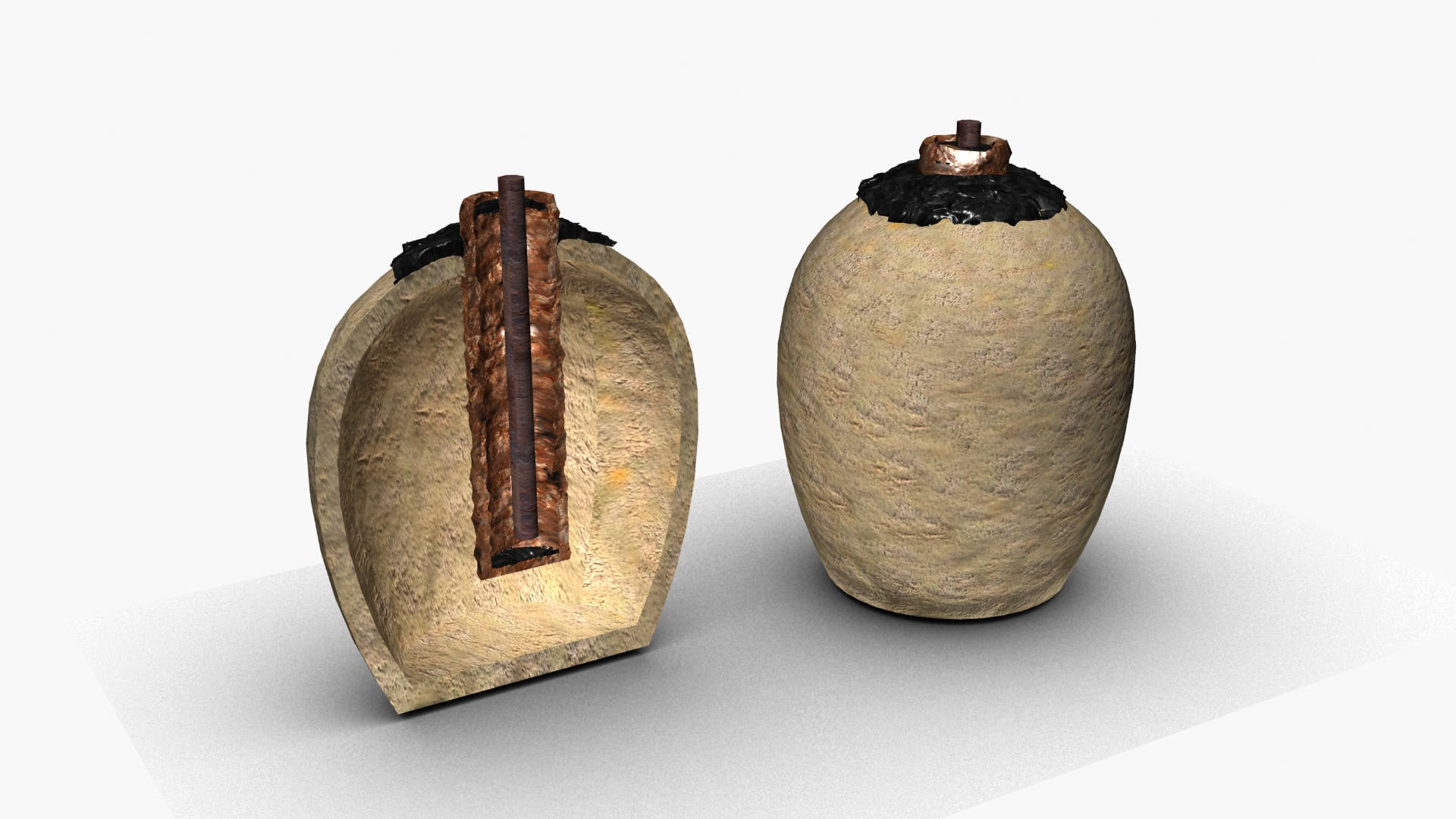Baghdad Battery 3D Model - TurboSquid 2260672