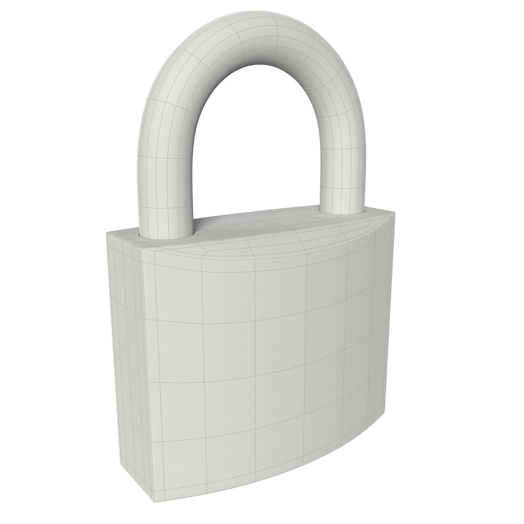 Padlock 3D - TurboSquid 2049601