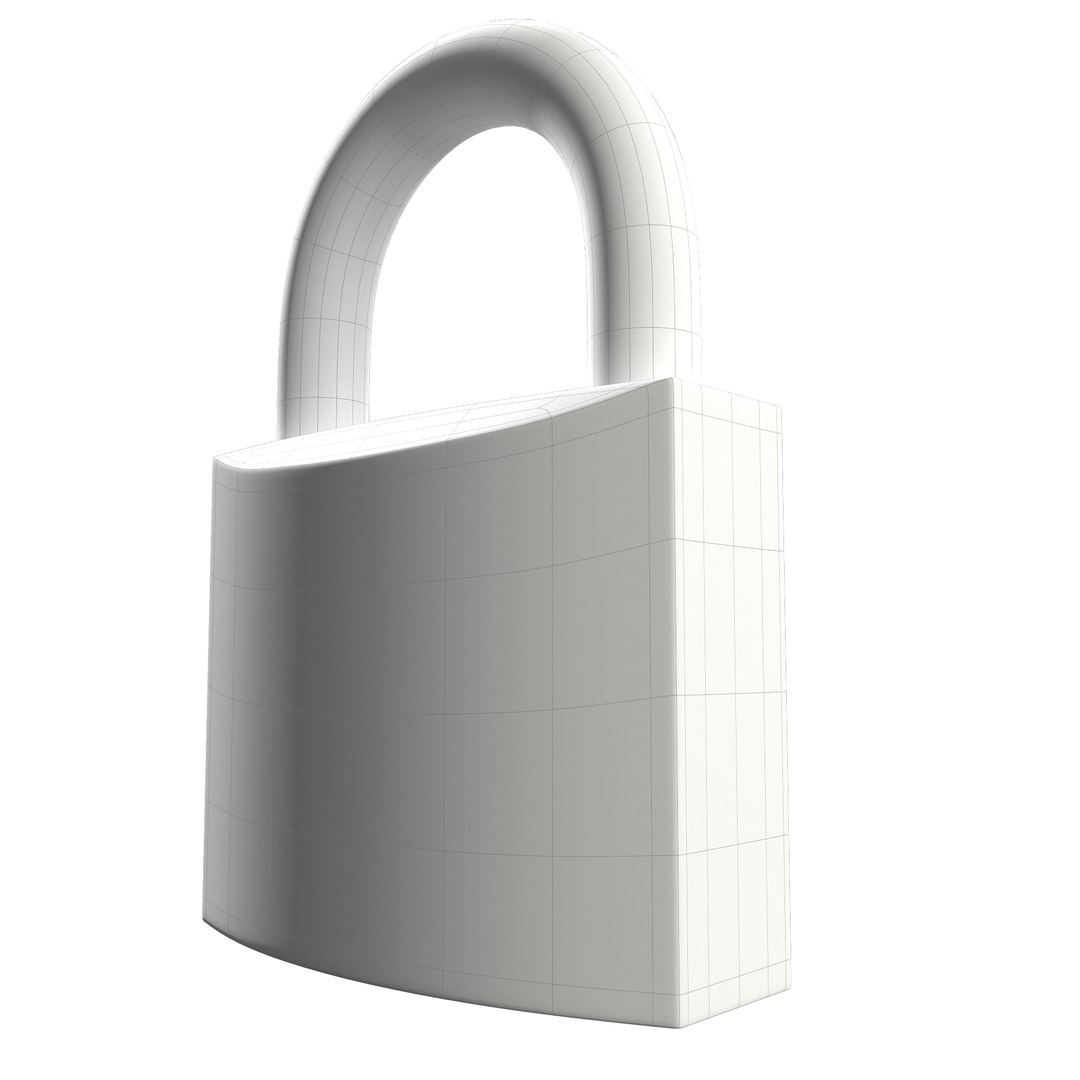 Padlock 3D - TurboSquid 2049601
