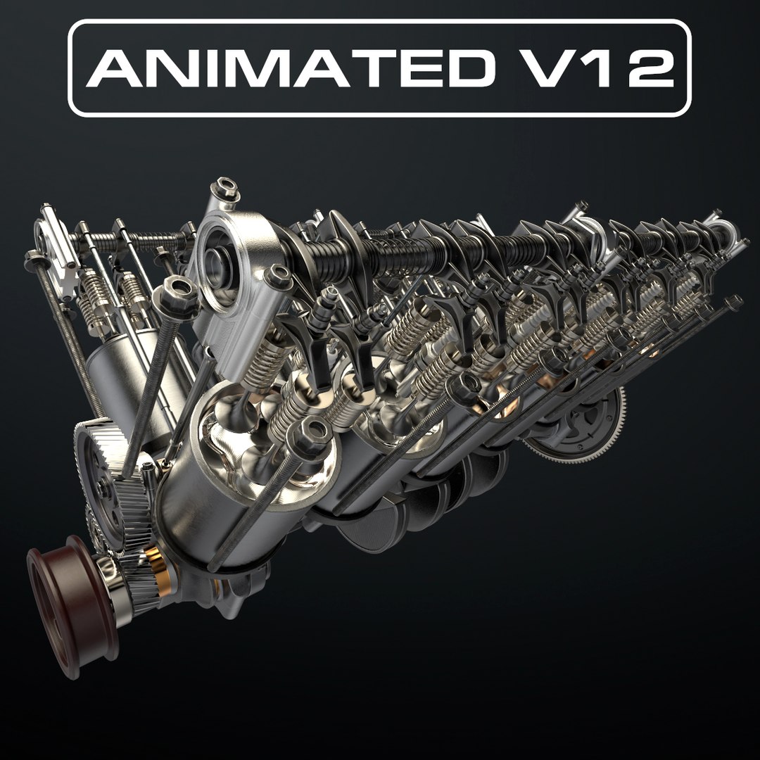 how does a v12 engine work