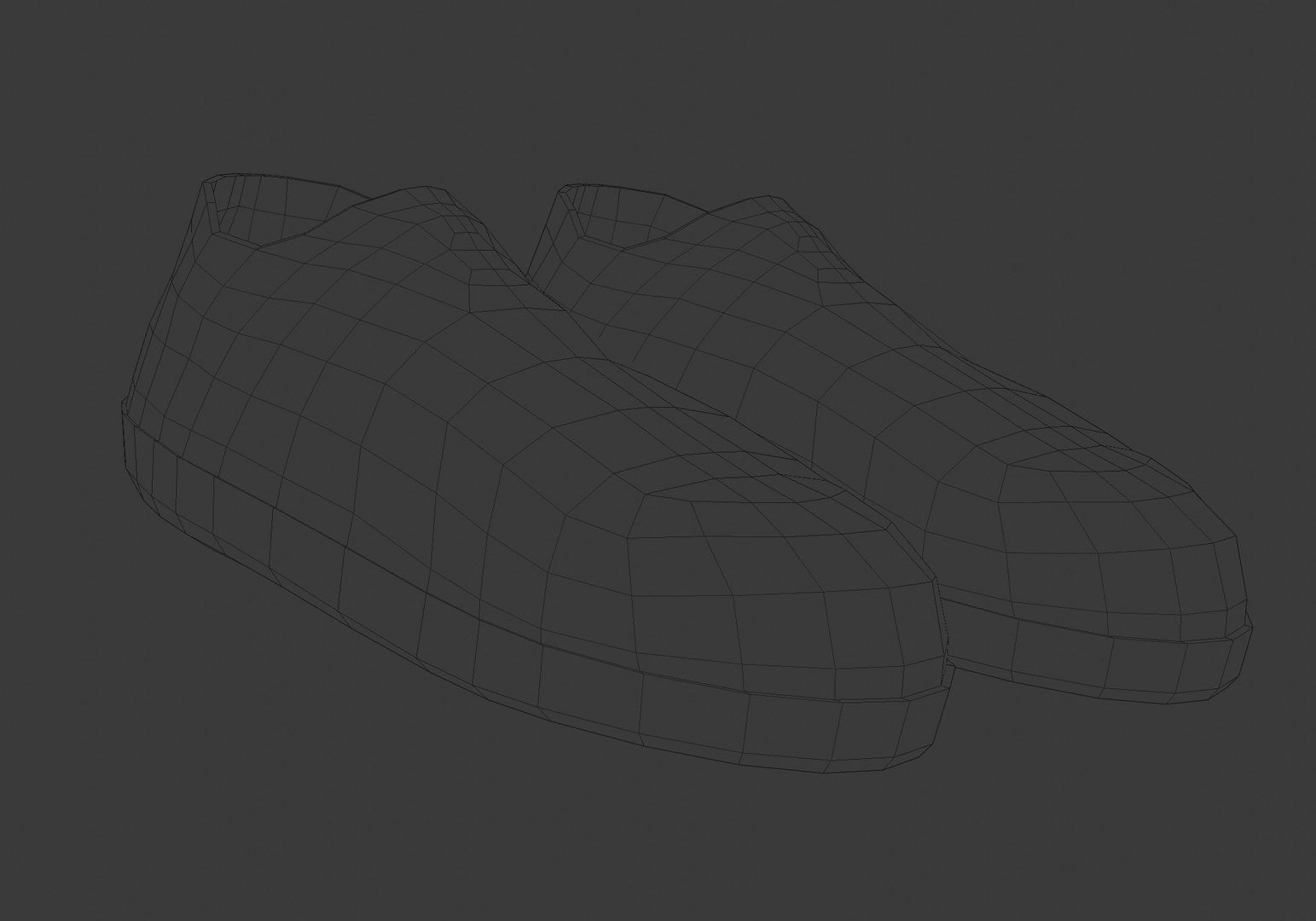 Blue Simple Shoes Model - TurboSquid 1906272