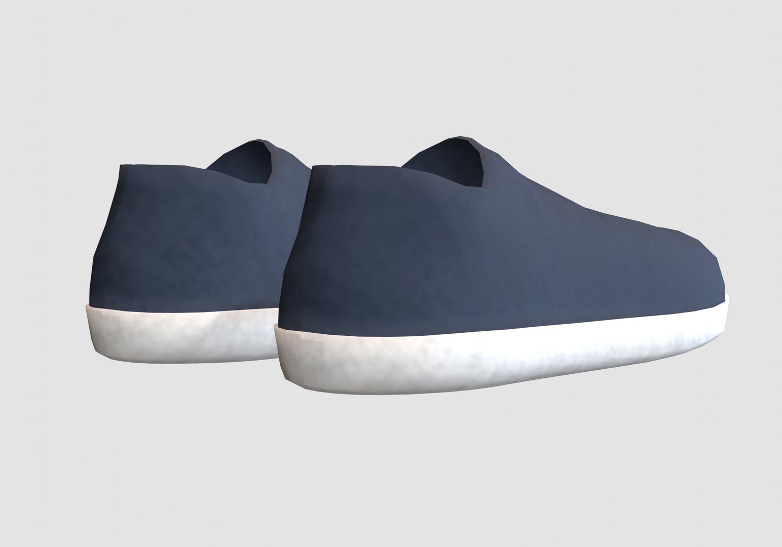 Blue simple shoes model - TurboSquid 1906272