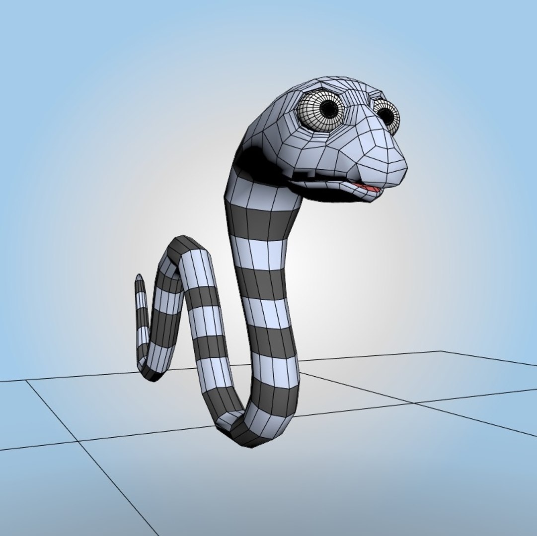 Sea Snake 3D Model - TurboSquid 1840299
