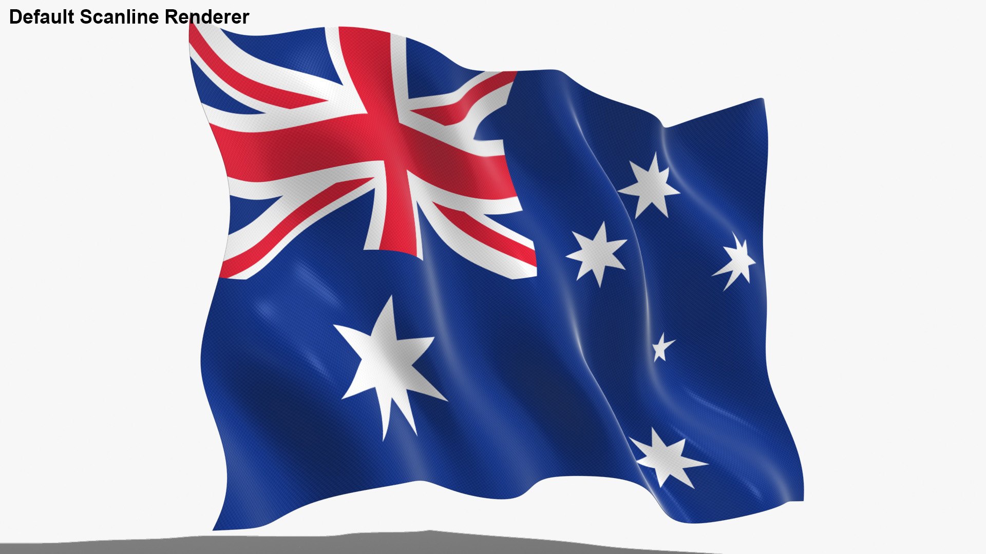 3D model realistic australia flag - TurboSquid 1613003