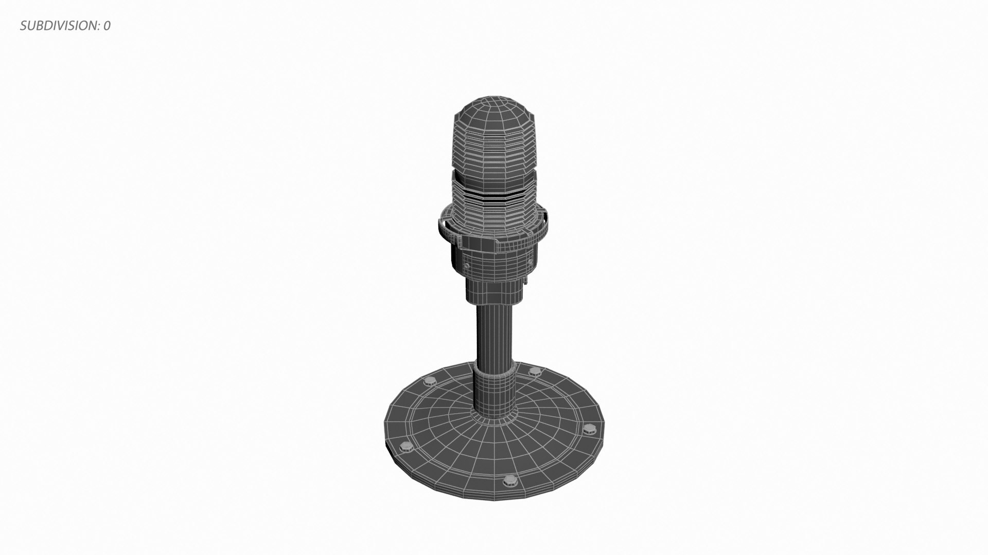 3D Balise Aeronautical Runway Lamp - TurboSquid 2150581
