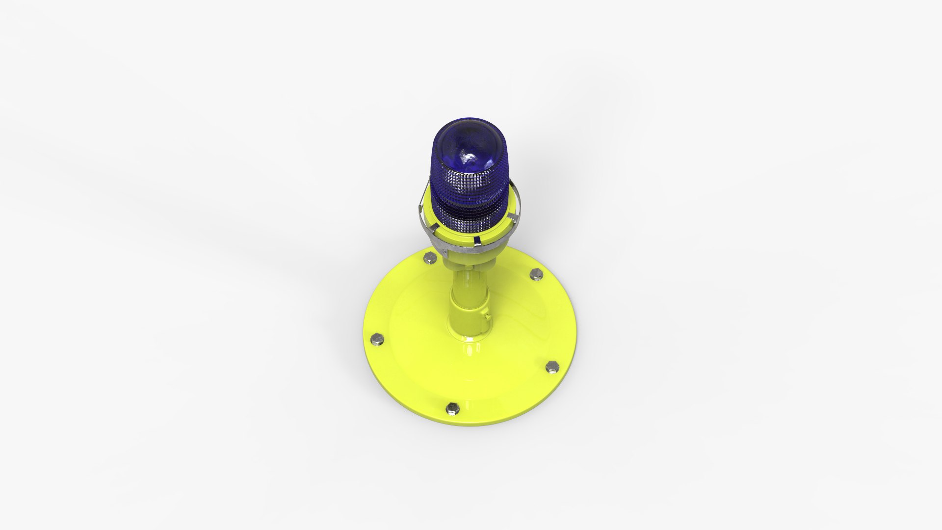 3D Balise Aeronautical Runway Lamp - TurboSquid 2150581