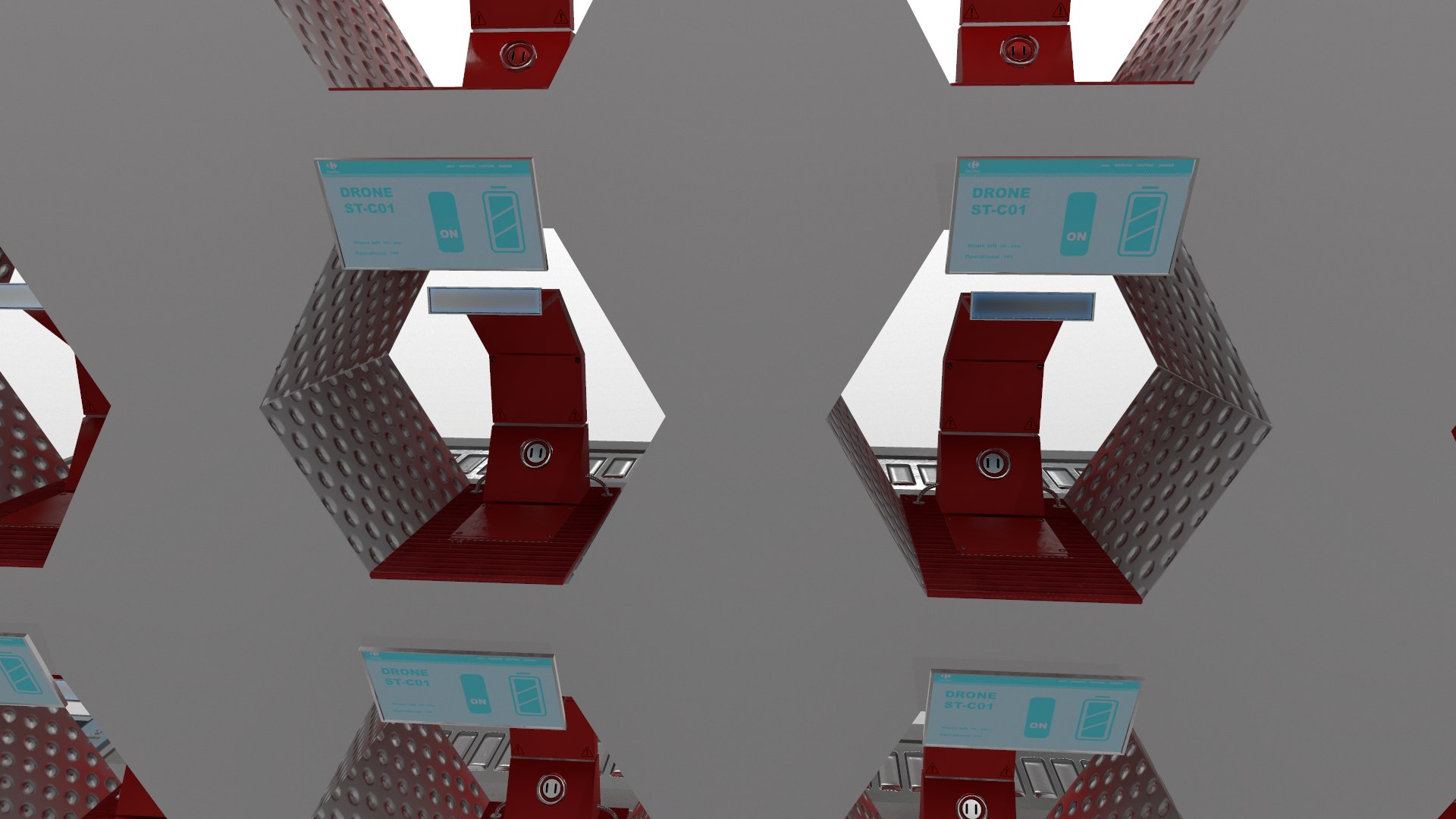 Drone Station 3D Model - TurboSquid 1382477
