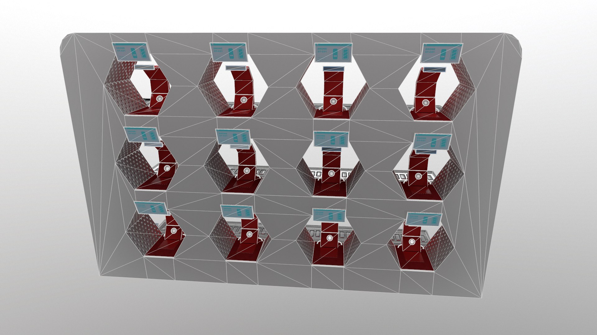 Drone Station 3D Model - TurboSquid 1382477