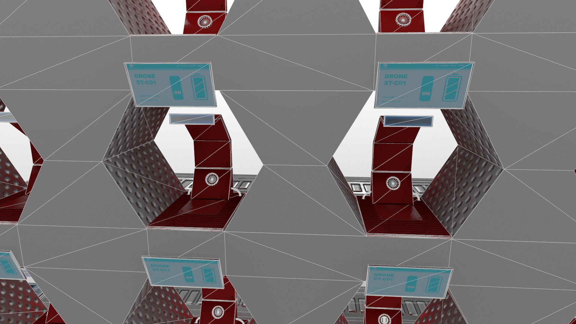 Drone Station 3D Model - TurboSquid 1382477