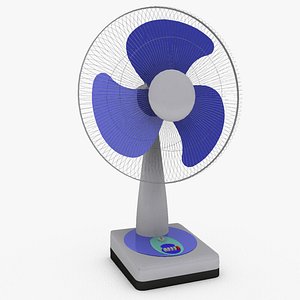 3d model stand fan