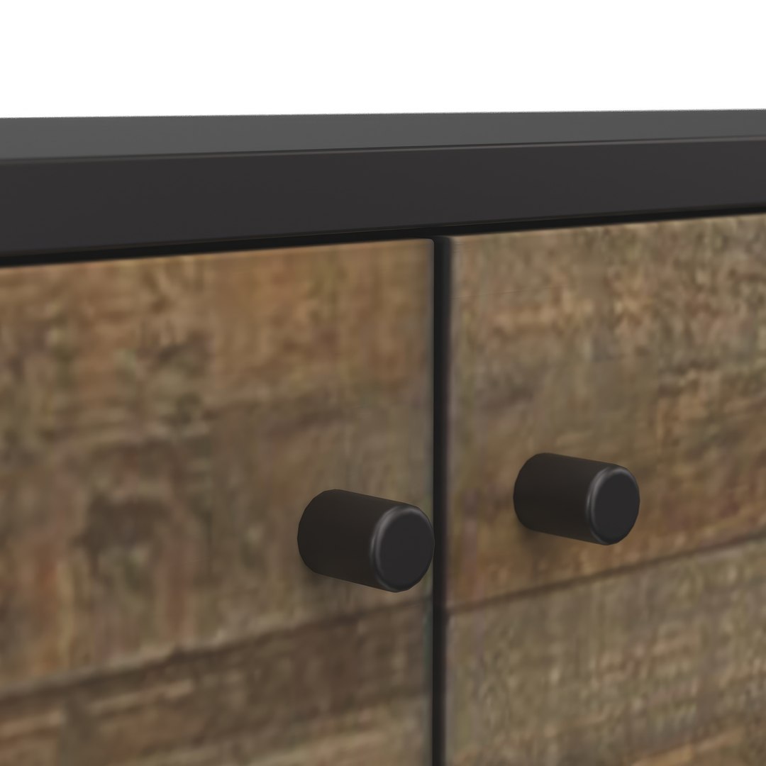 Tucker Reclaimed Long Media Console 3D Model - TurboSquid 2087047