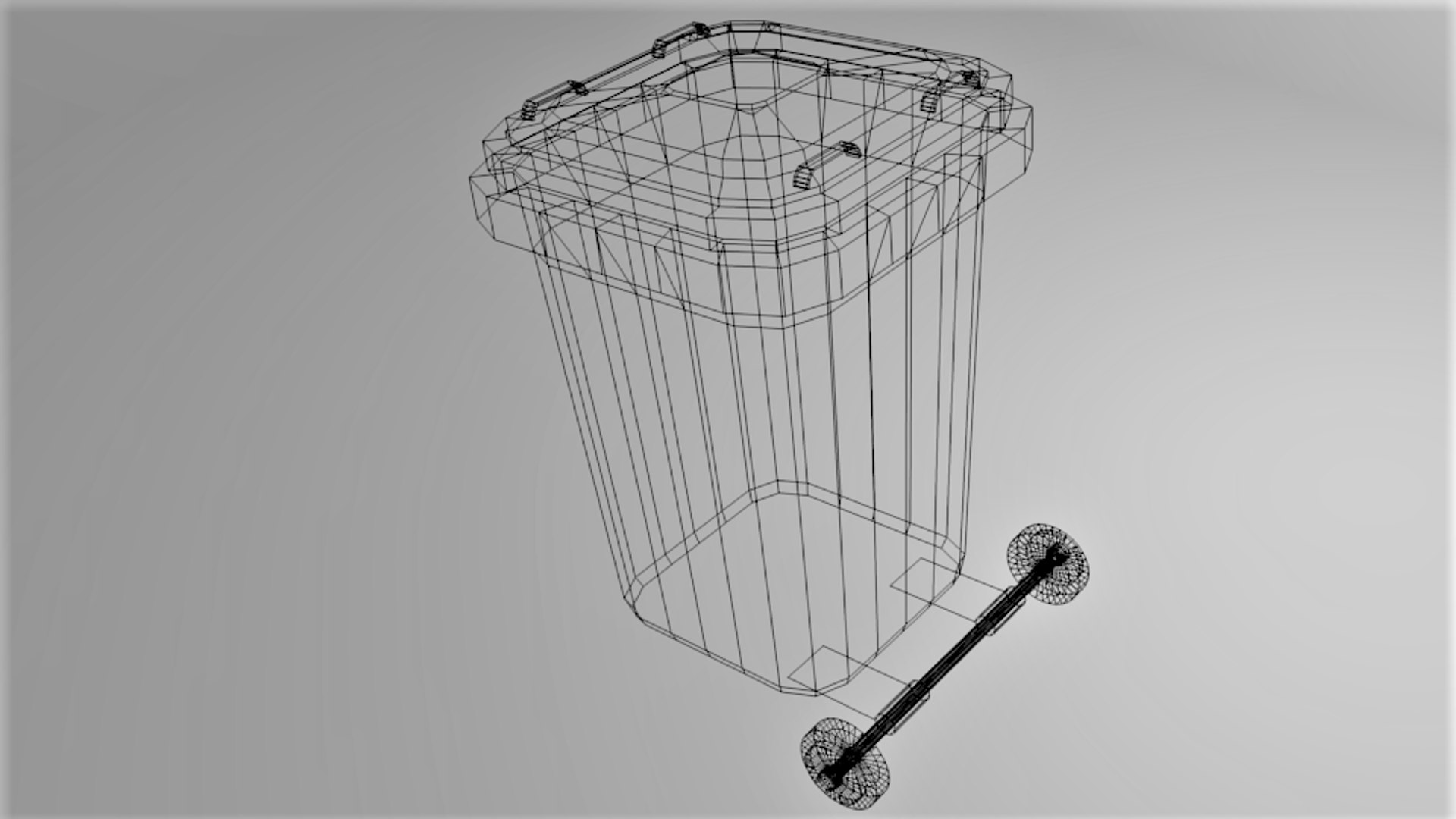 Waste container 6 model - TurboSquid 1542939