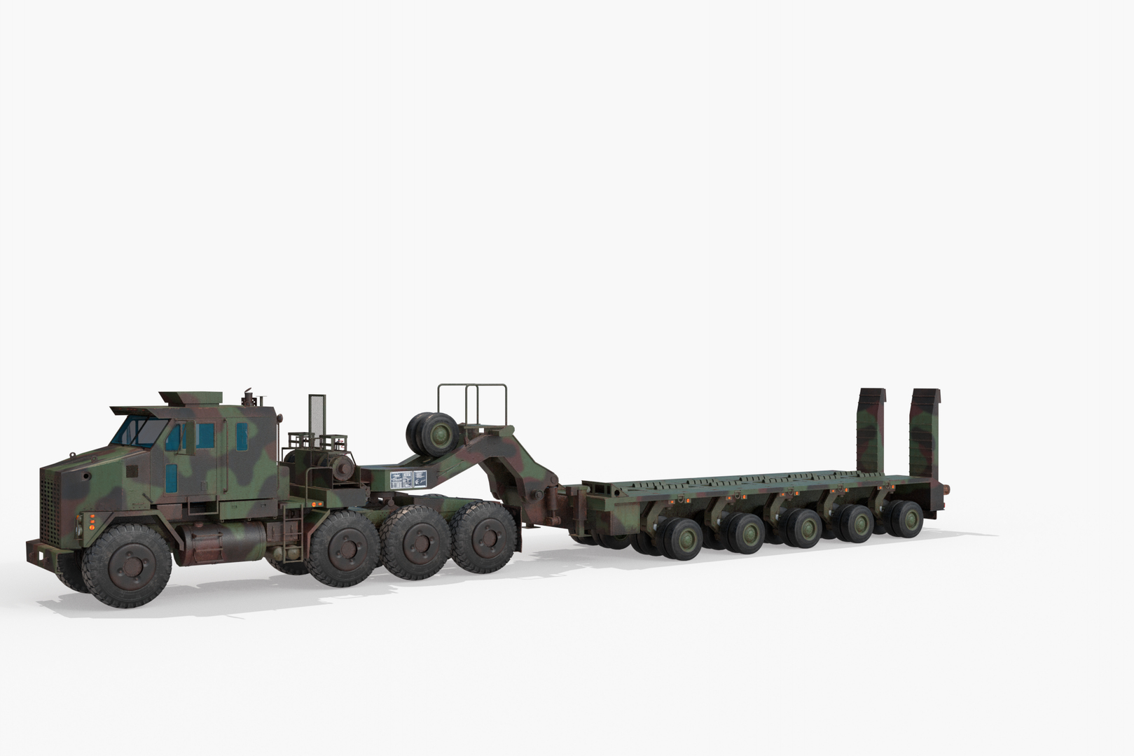 3D Model Oshkosh M1070 Truck M1000 - TurboSquid 1621677