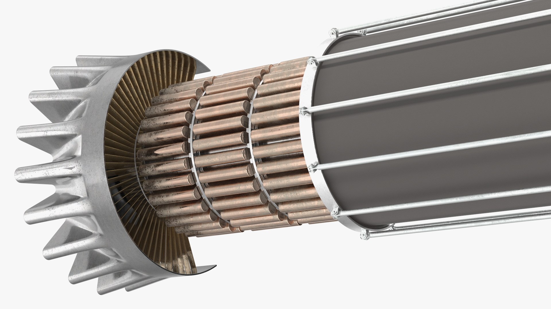 Jet Engine In Section Cut Model - TurboSquid 2381124