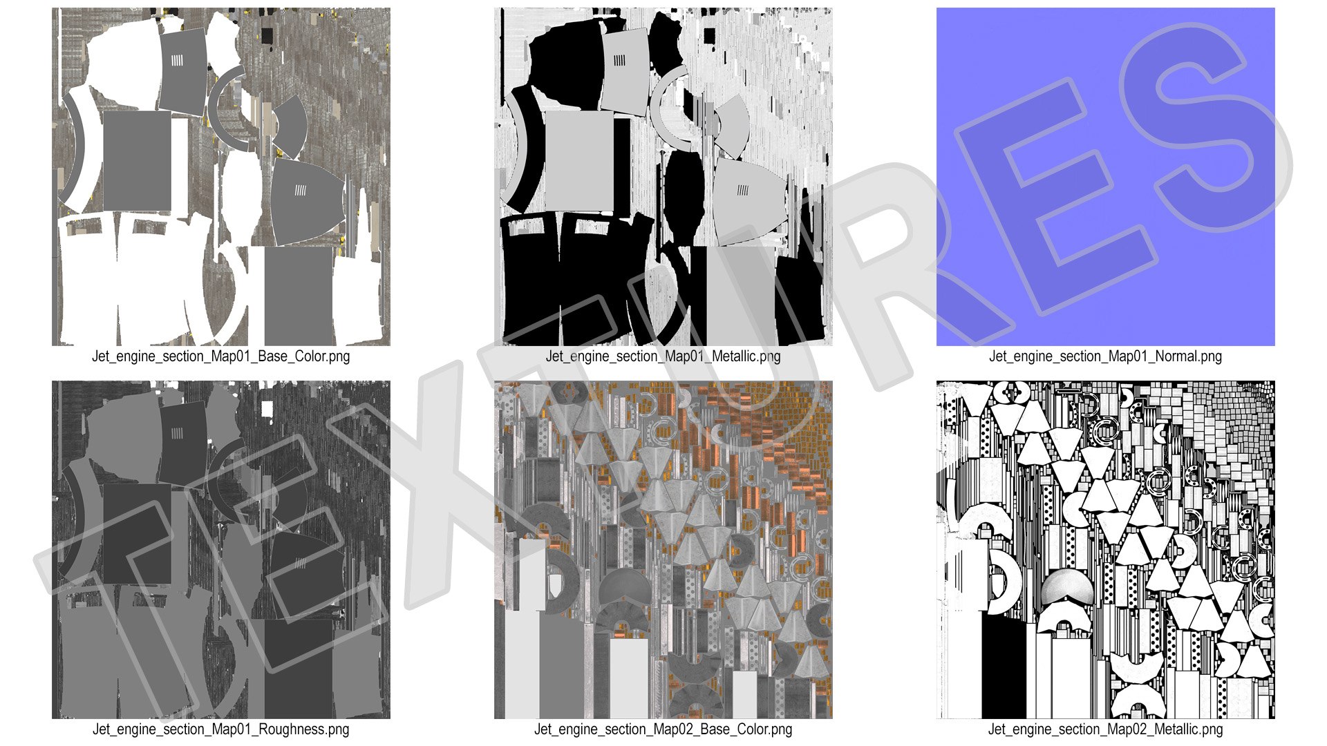 Jet Engine In Section Cut Model - TurboSquid 2381124