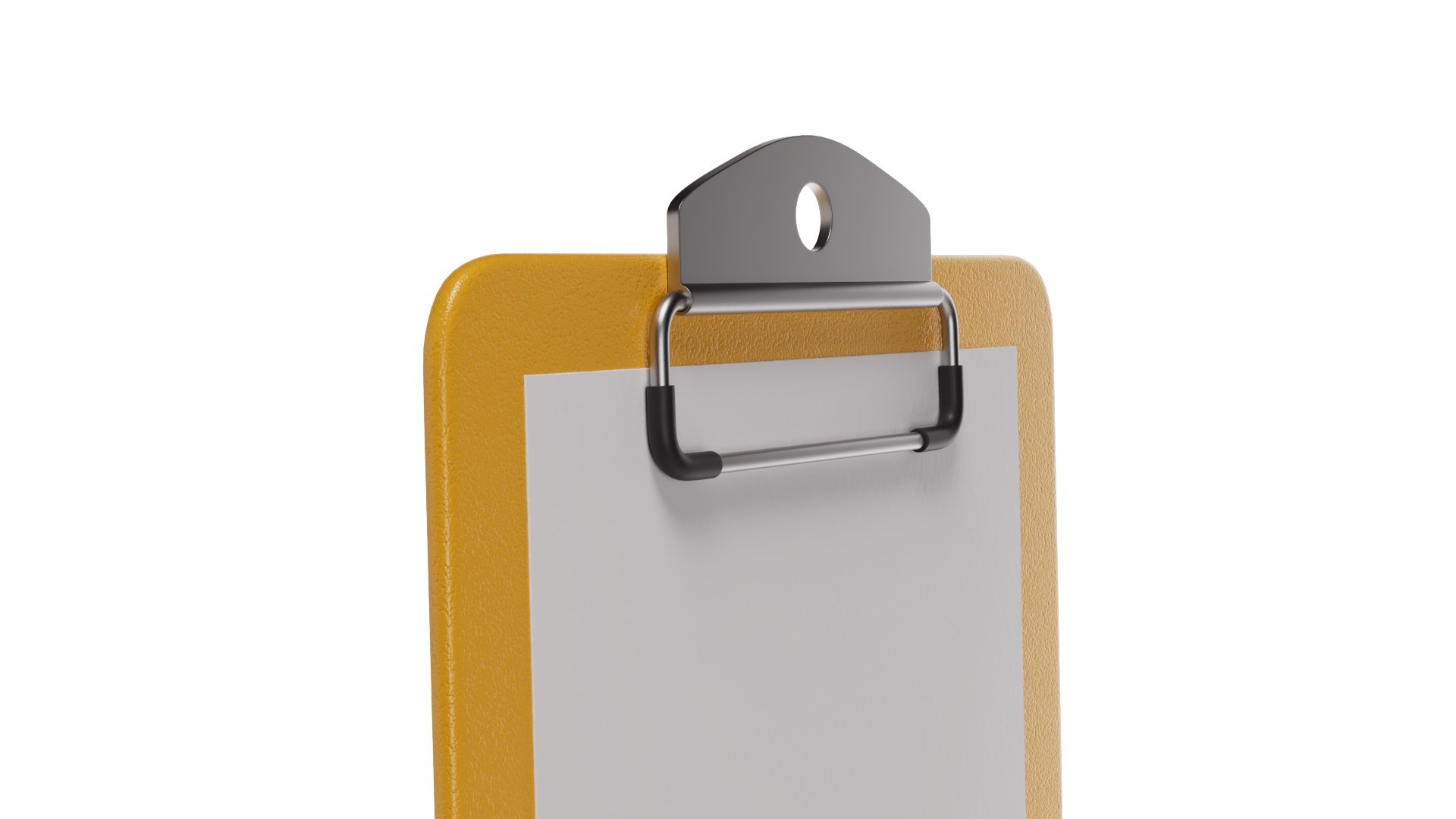 Stylized Clipboard With A4 Paper 3D Model - TurboSquid 2038218
