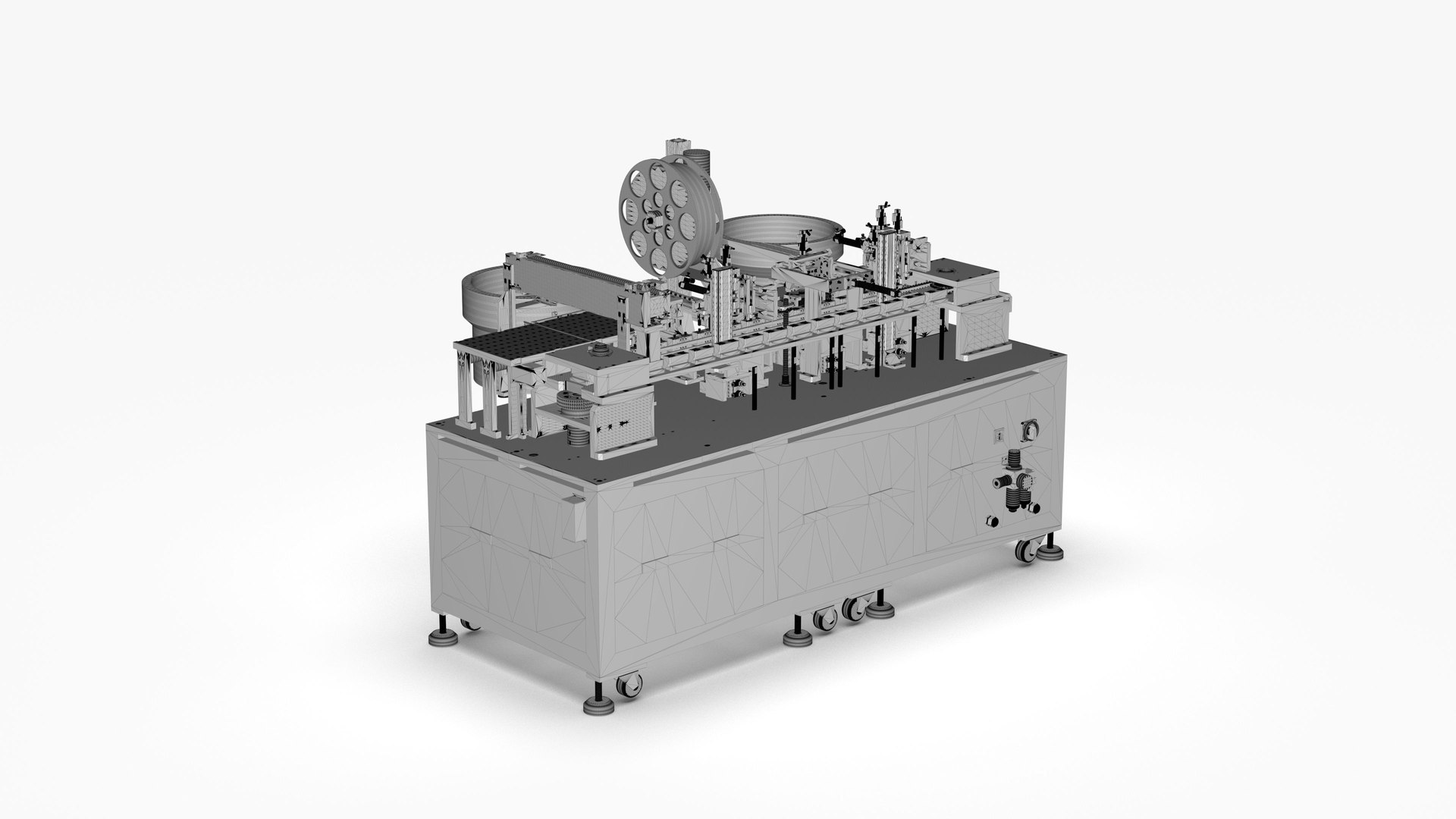 Automatic Solenoid Valve Assembly Machine 3D model - TurboSquid 2035283