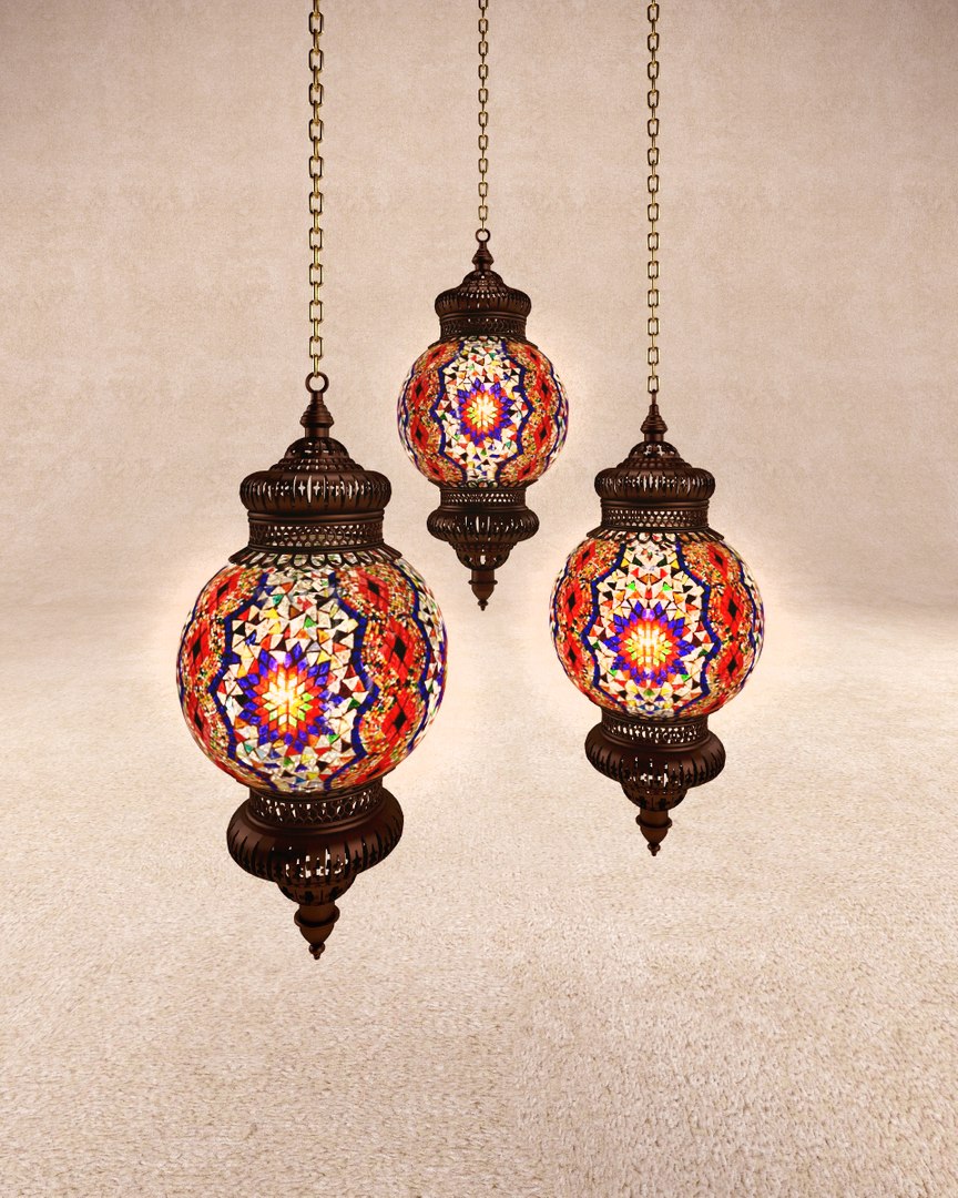 Turkish Lamp 3d Model