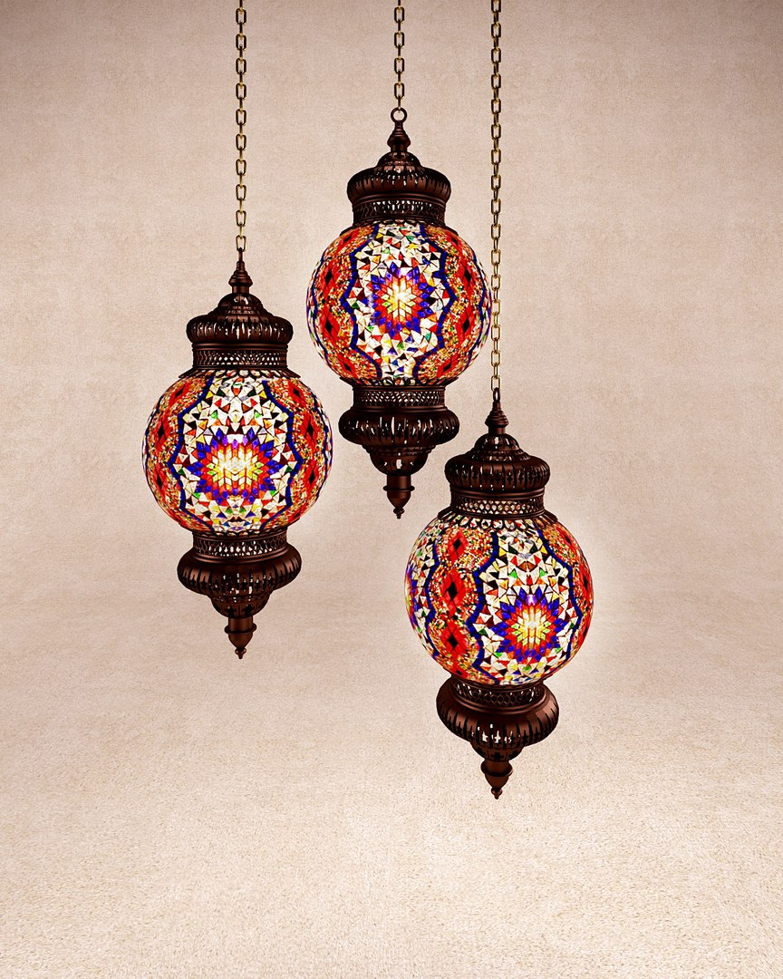 Turkish Lamp 3d Model