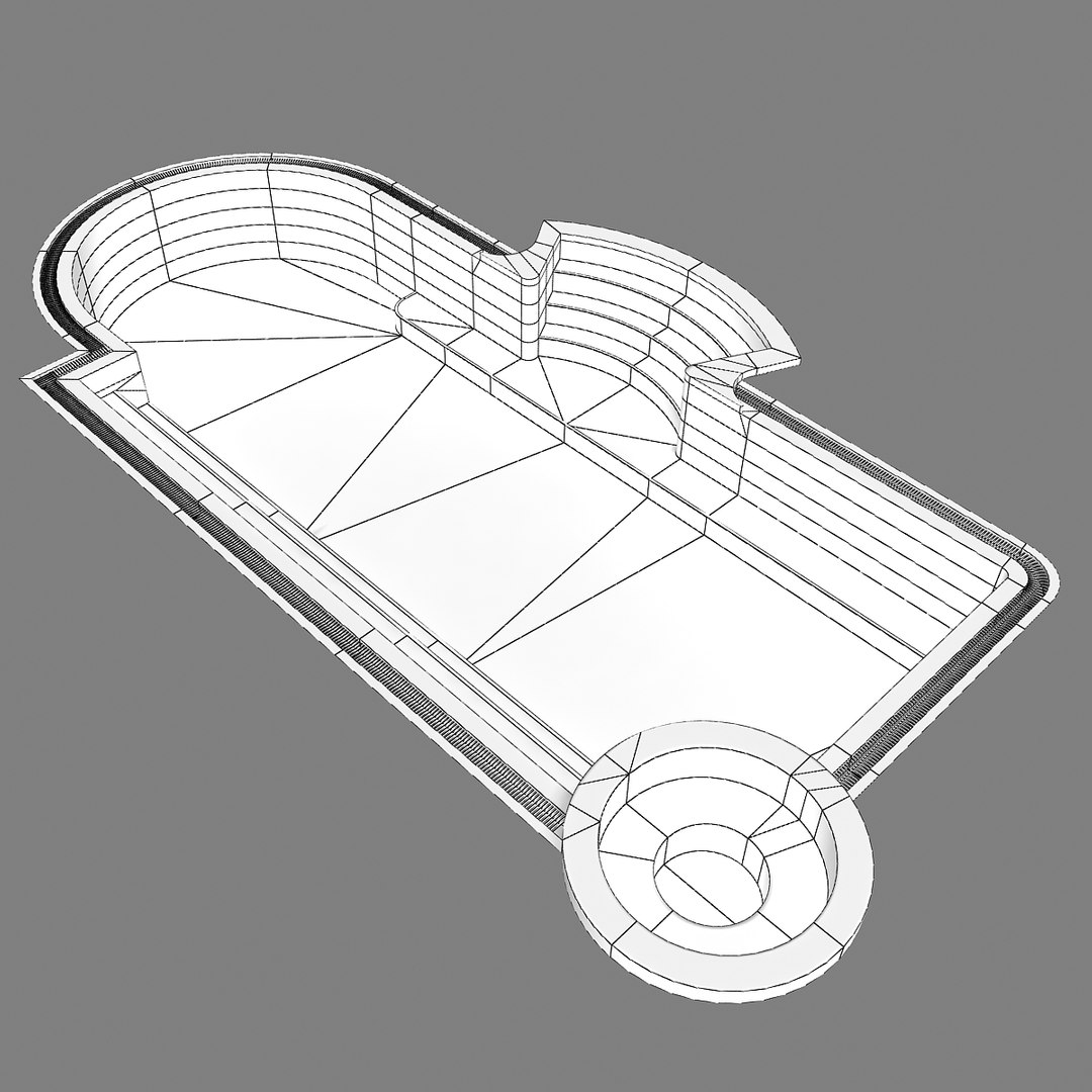 Swimming Pool 3D Model - TurboSquid 1233980