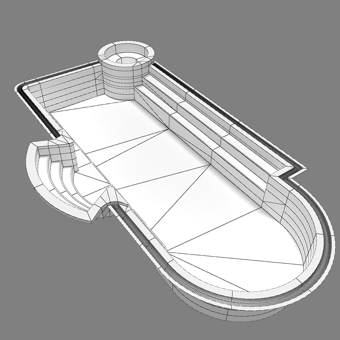 Swimming Pool 3D Model - TurboSquid 1233980