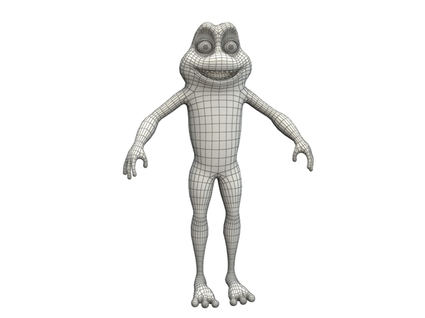 3D Cartoon Frog Character - TurboSquid 1835534