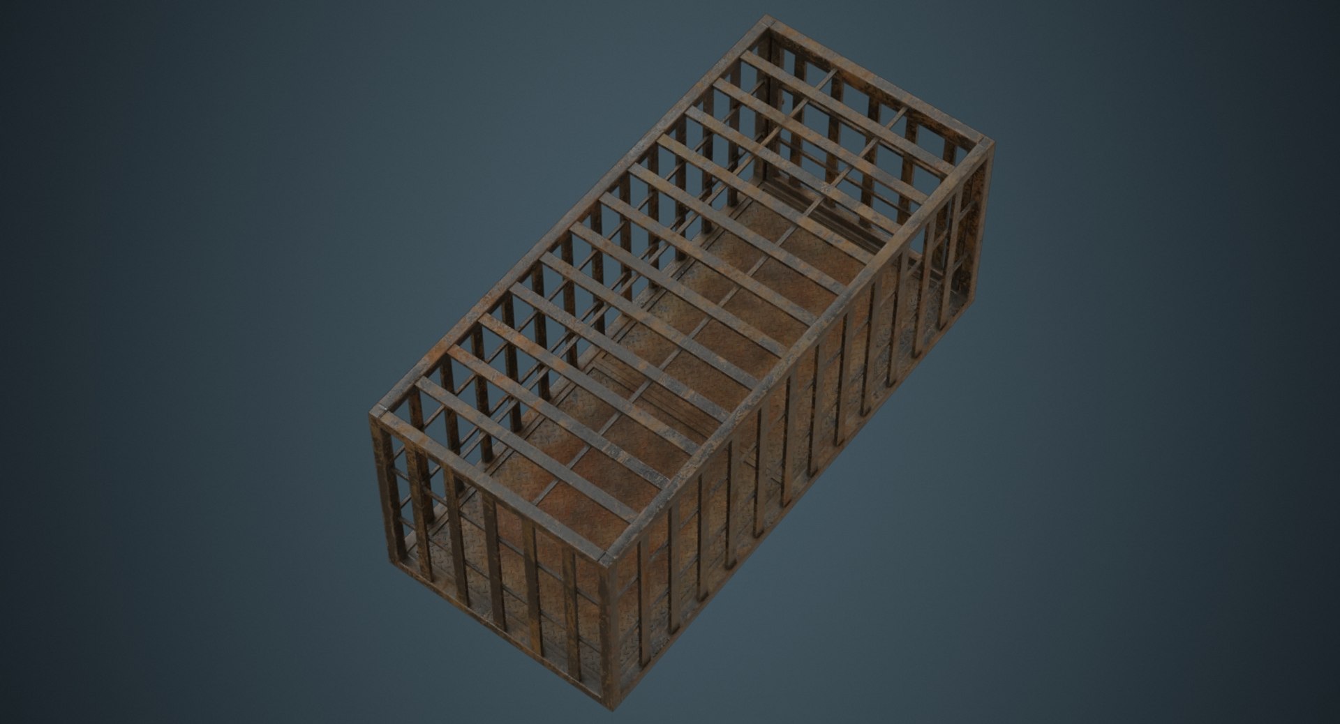 Cage contains 1c model - TurboSquid 1437537