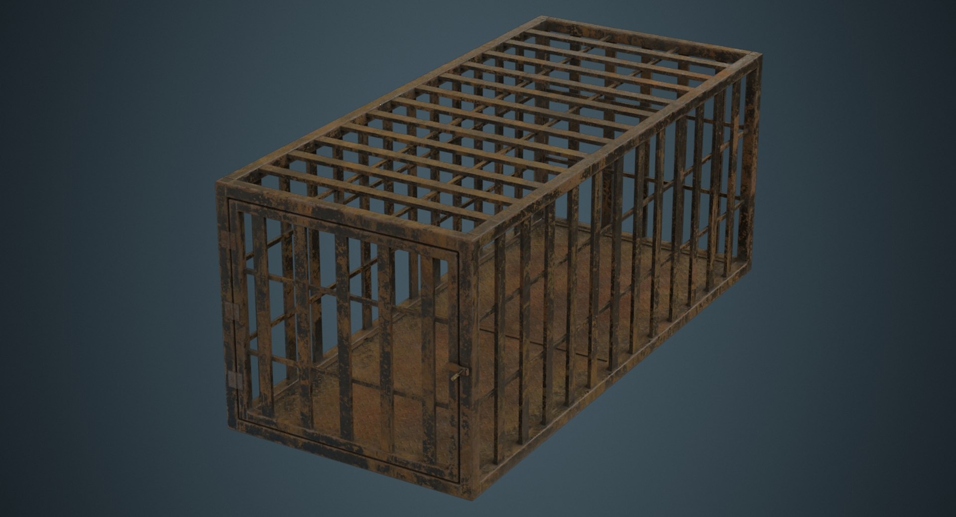 Cage contains 1c model - TurboSquid 1437537