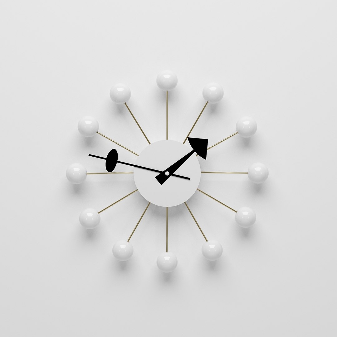 Design Clock 3d Model