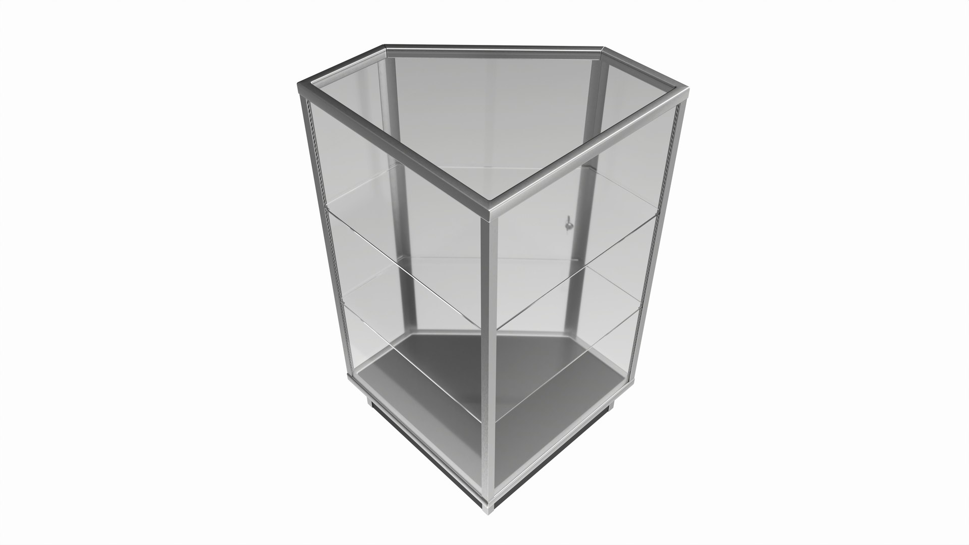 Store Glass Corner Showcase Model - TurboSquid 2188185