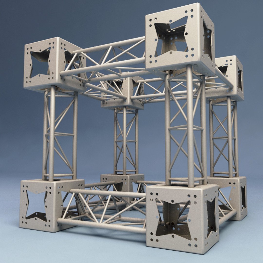 steel truss v3 collections 3d model