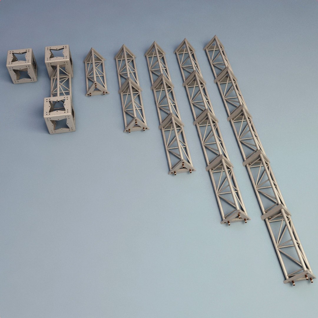 Steel Truss V3 Collections 3d Model