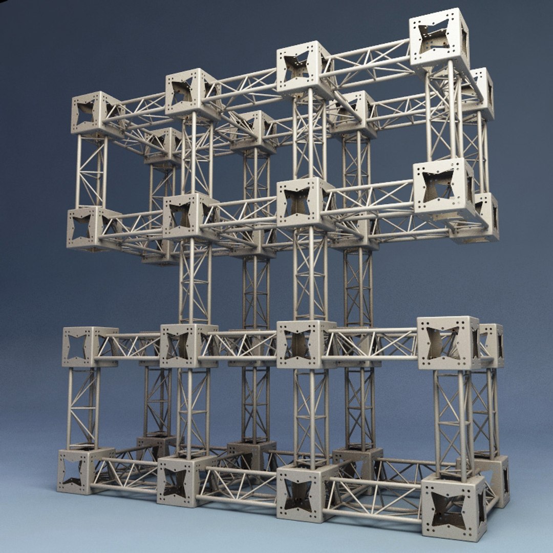 steel truss v3 collections 3d model