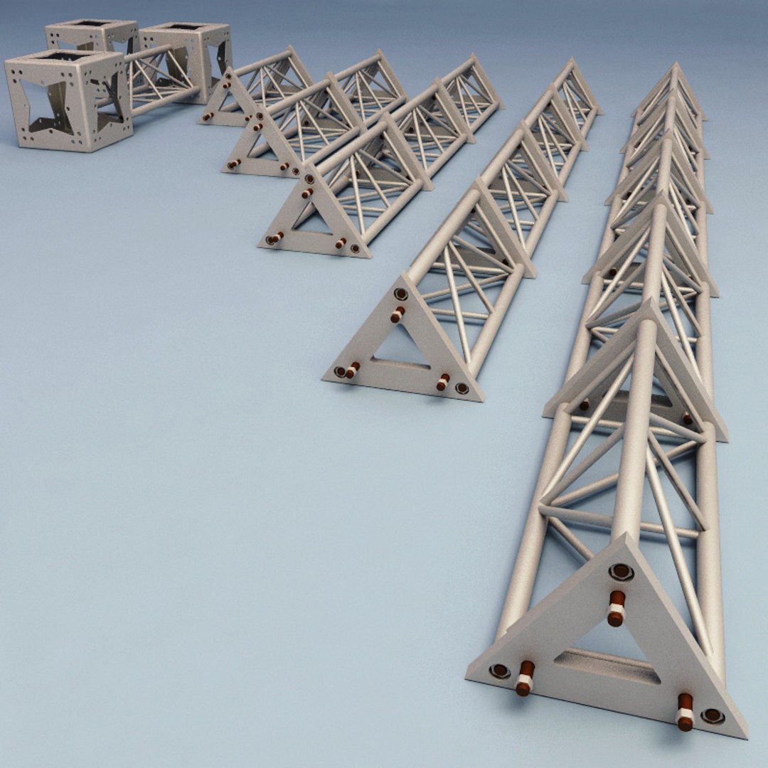 steel truss v3 collections 3d model
