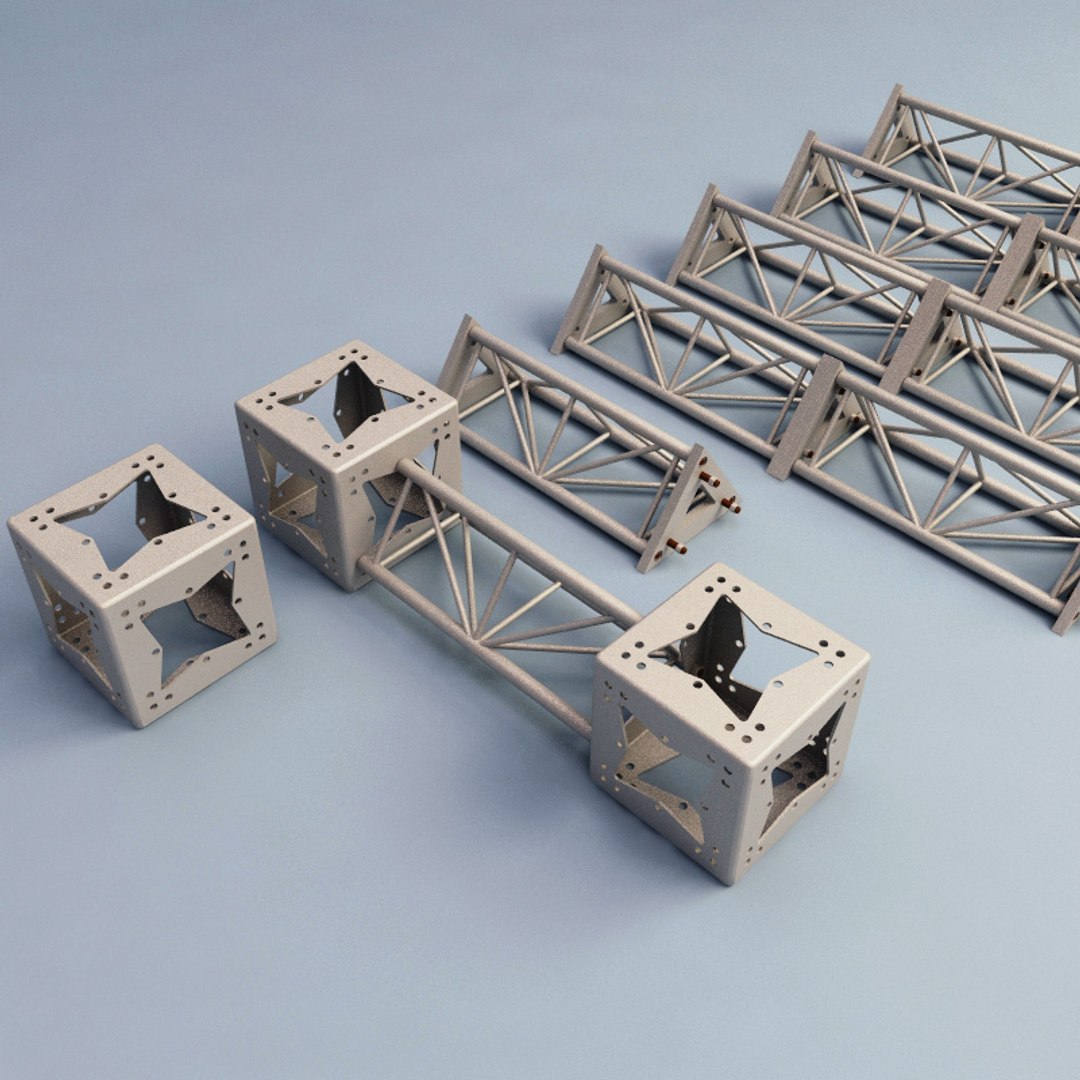 steel truss v3 collections 3d model