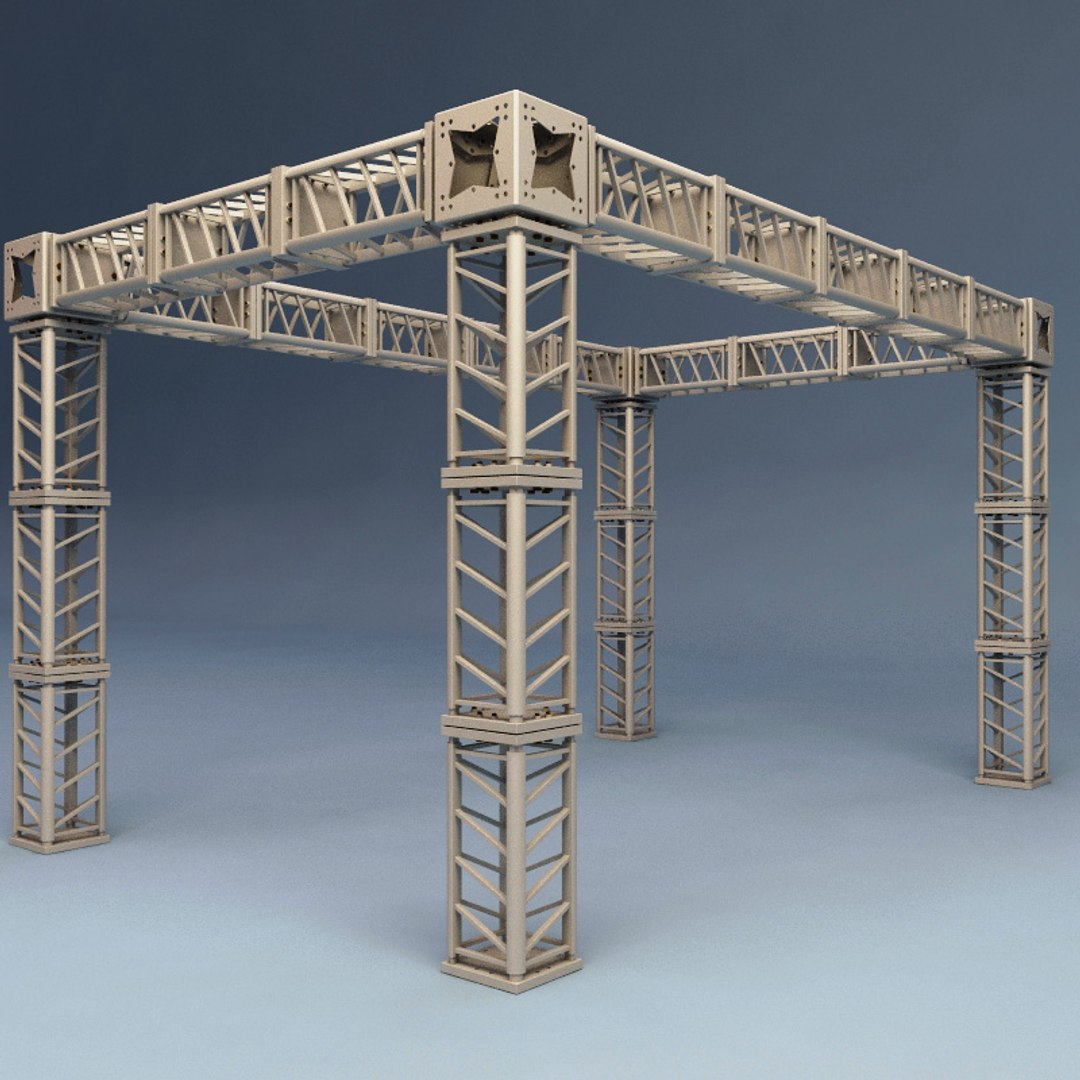 Steel Truss V3 Collections 3d Model