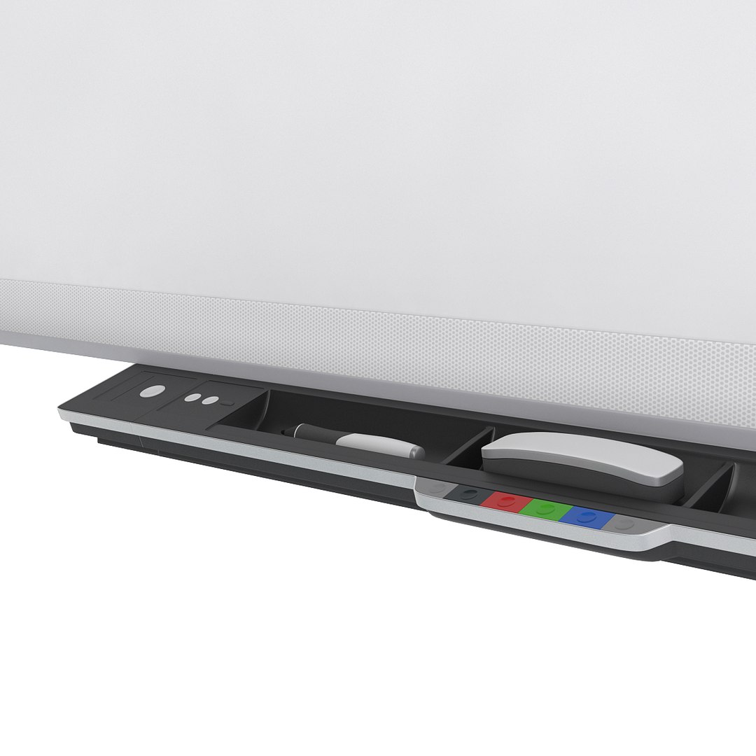 Smart Board 885ix Whiteboard 3d Model