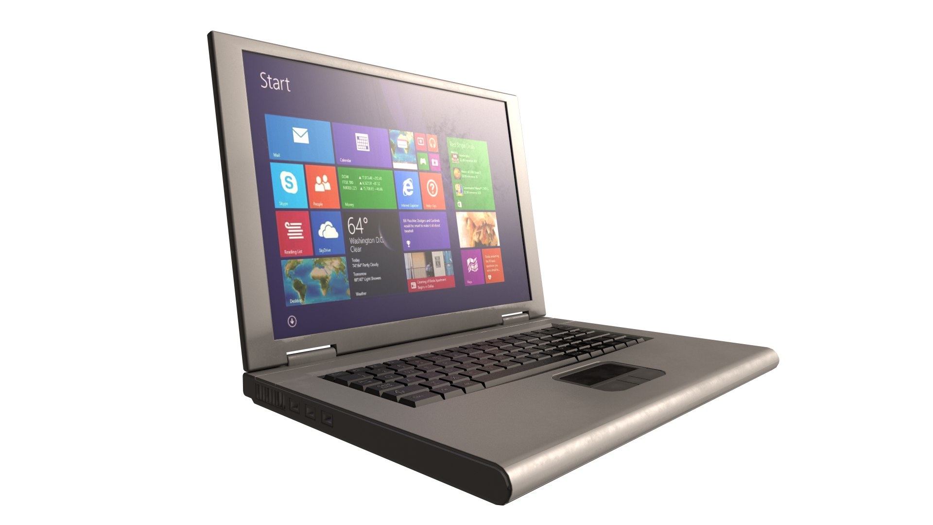 Laptop 3D Model - TurboSquid 2140874