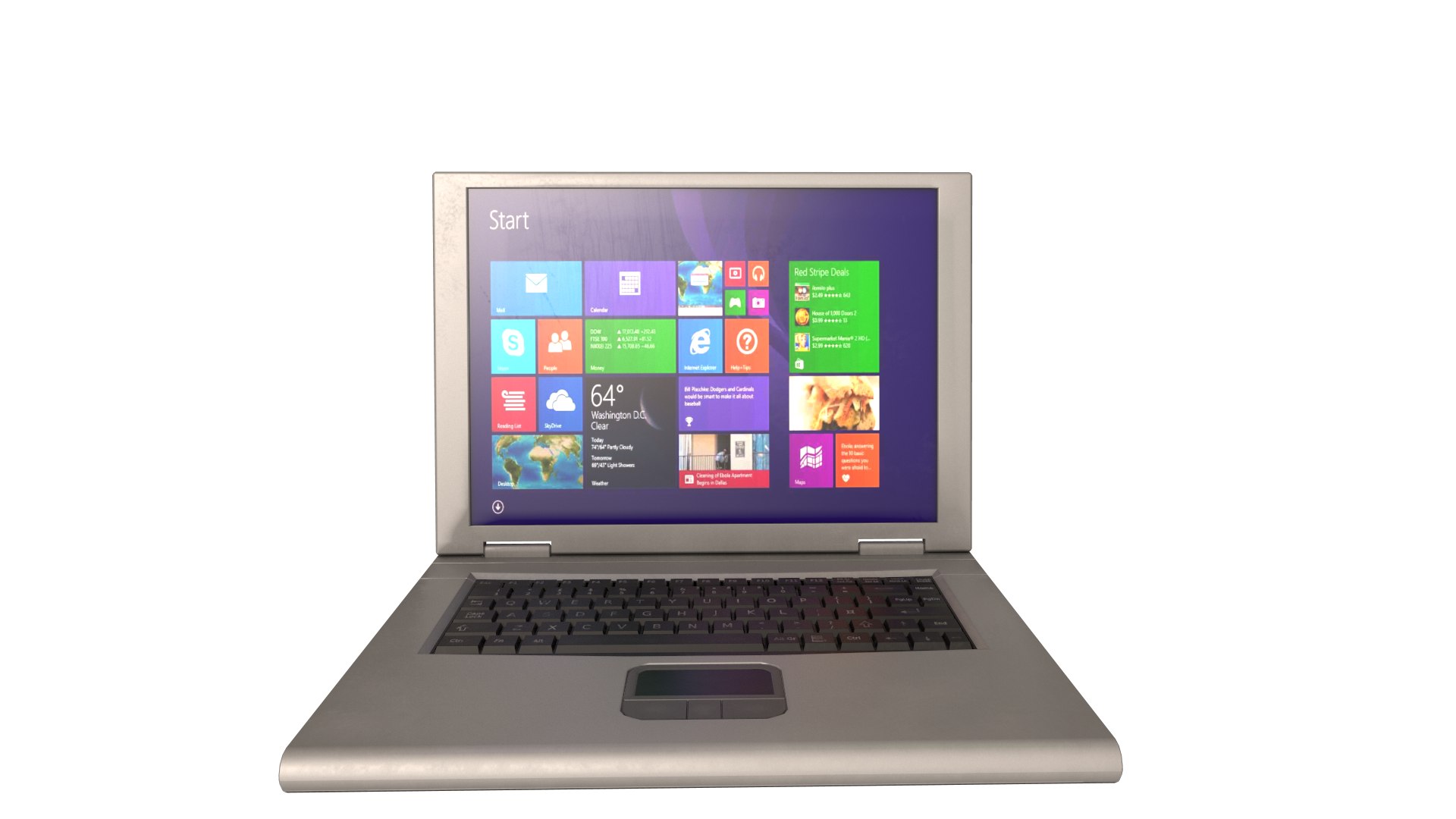 Laptop 3D Model - TurboSquid 2140874