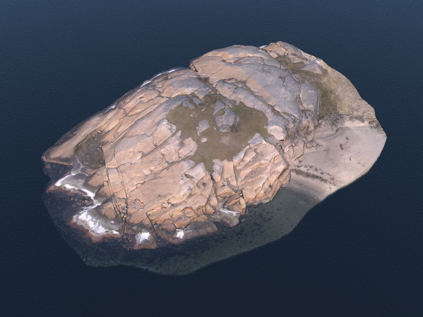 Large coastal rock formation model - TurboSquid 1408501