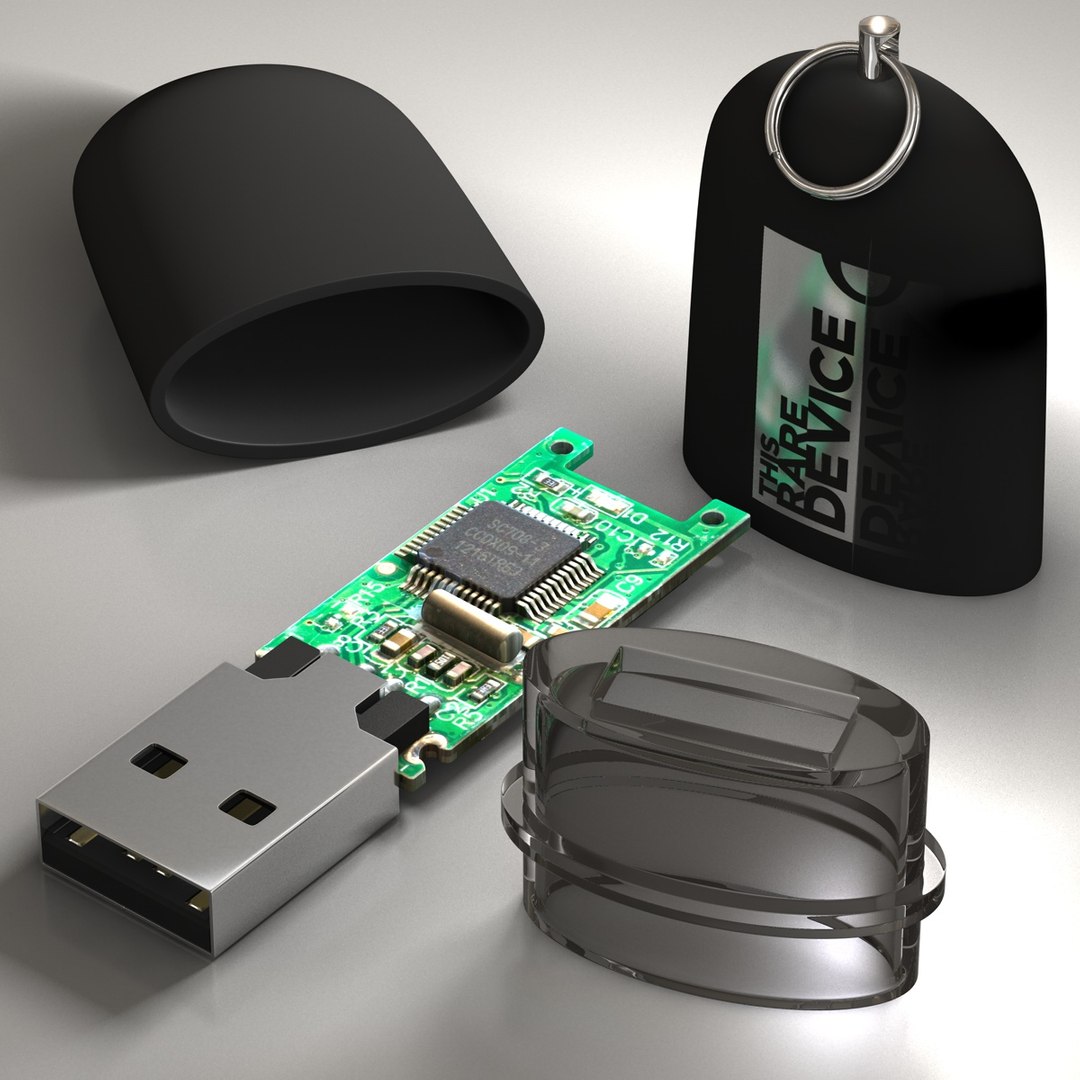 3d Model Of Usb Memory Stick