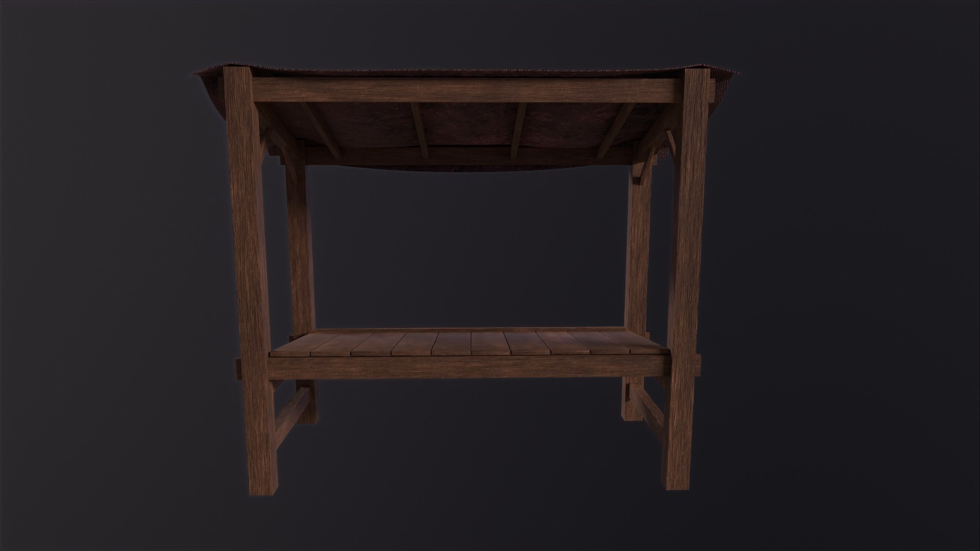 Merchant Stall 3D Model - TurboSquid 2113036