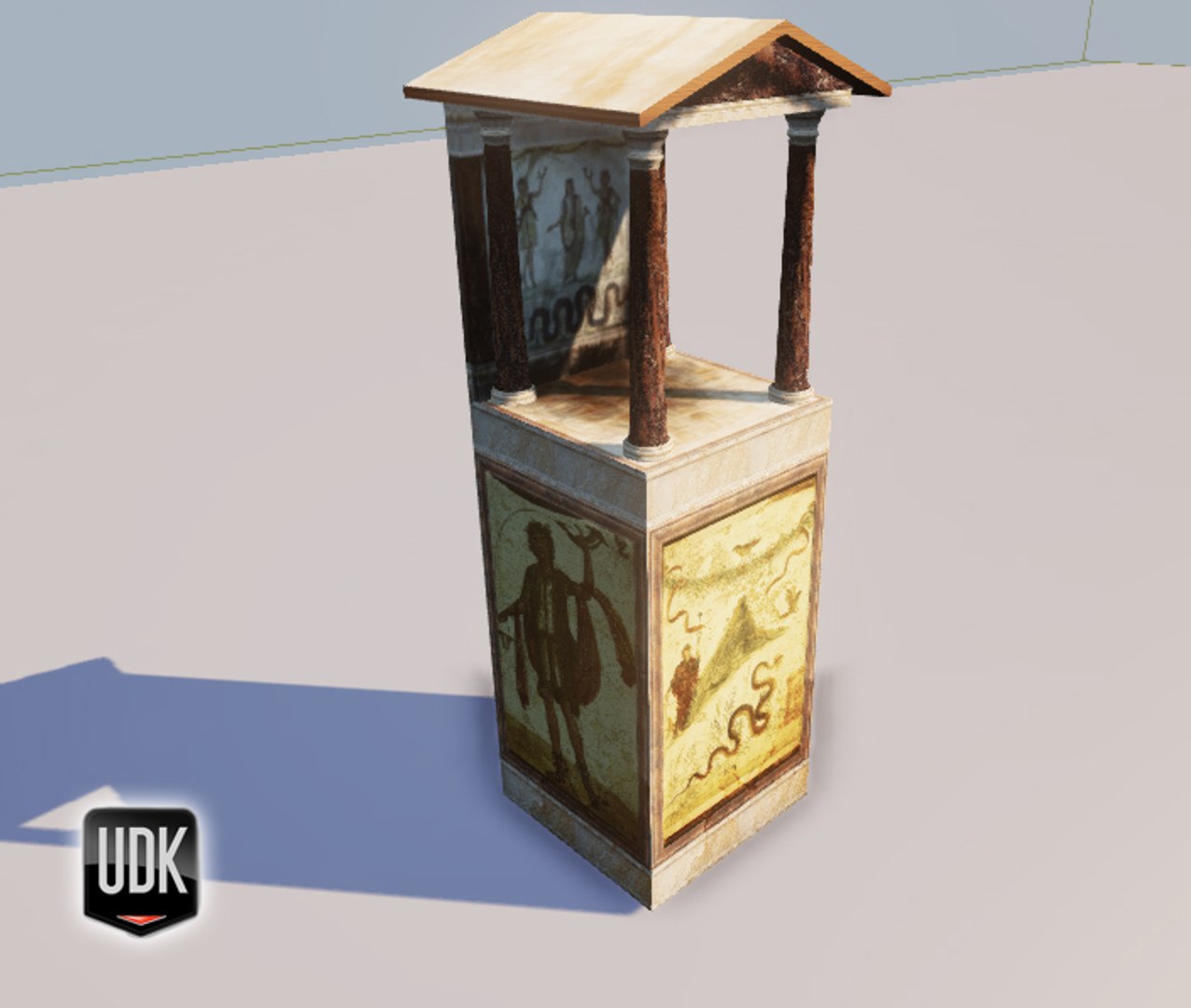 Lararium Roman Rome 3d Model