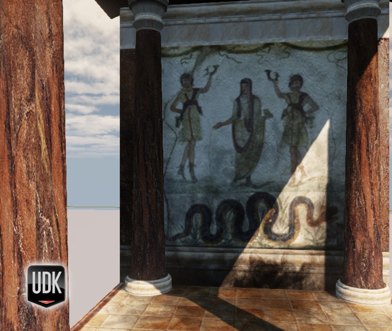 Lararium Roman Rome 3d Model