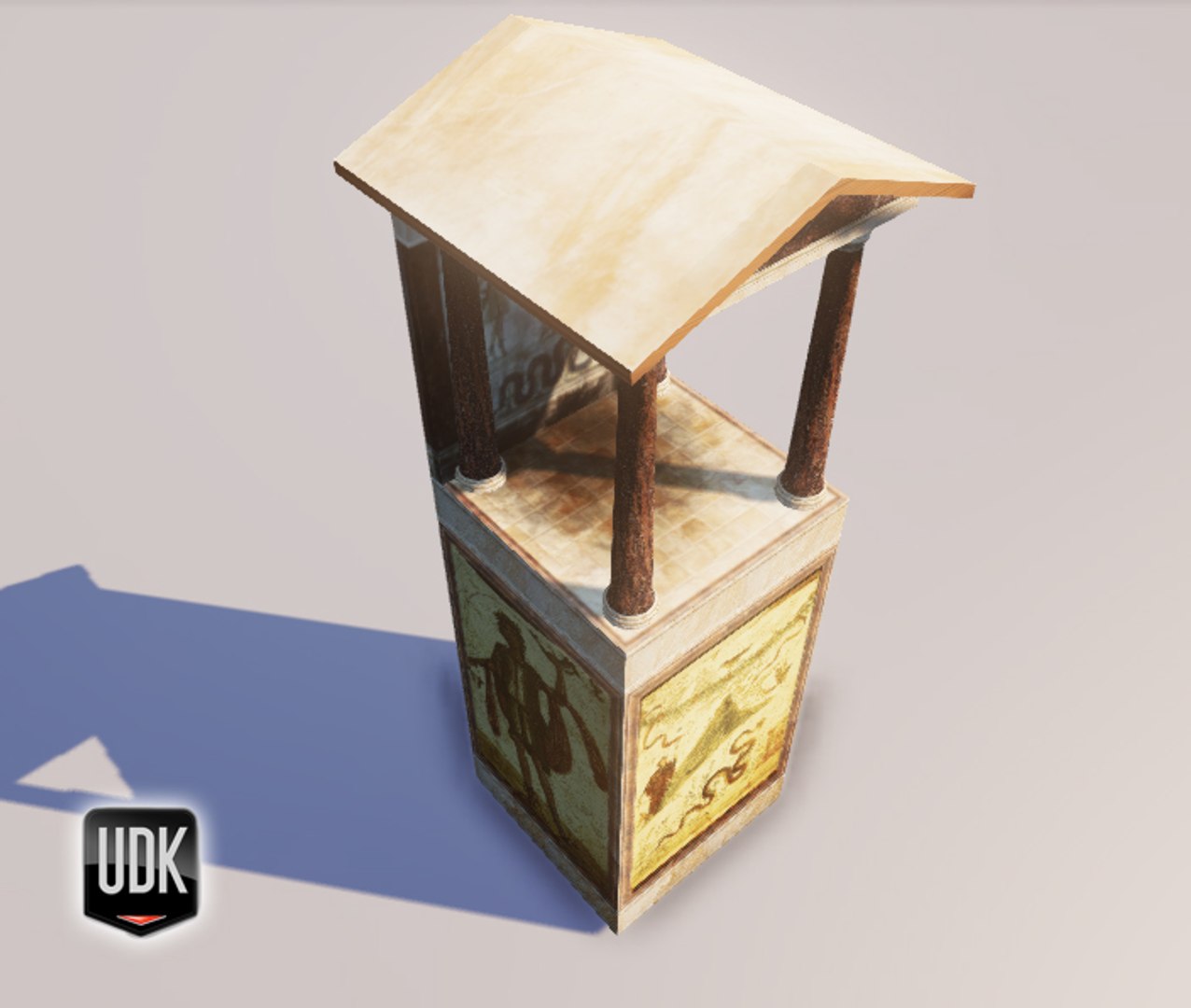 Lararium Roman Rome 3d Model