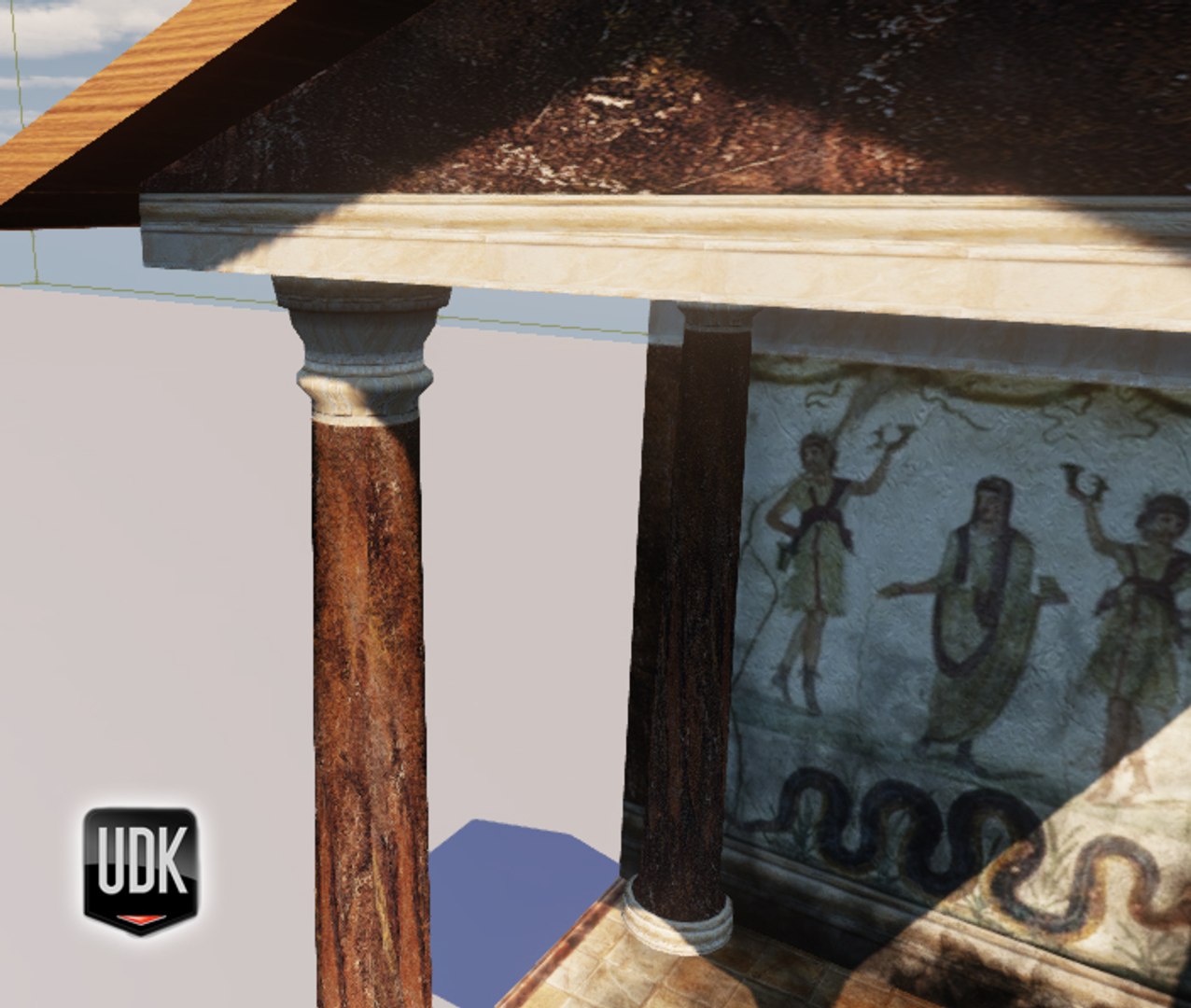 Lararium Roman Rome 3d Model